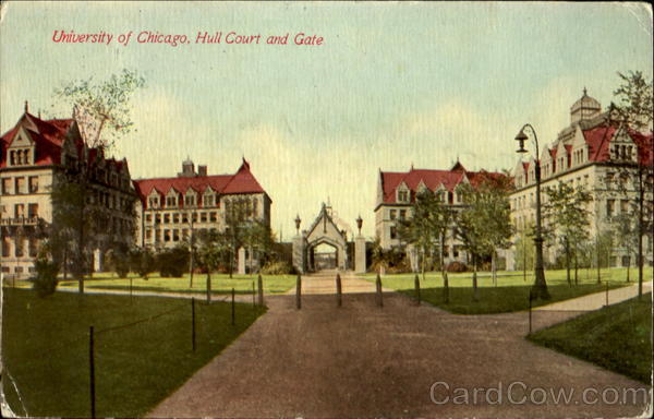University of Chicago, Hull Court and Gate Illinois