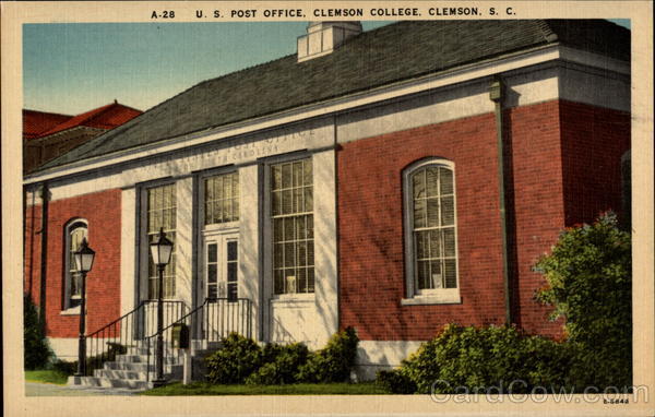 U. S. Post Office, Clemson College South Carolina