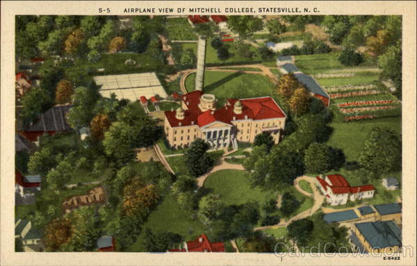 Airplane View of Mitchell College Statesville, NC