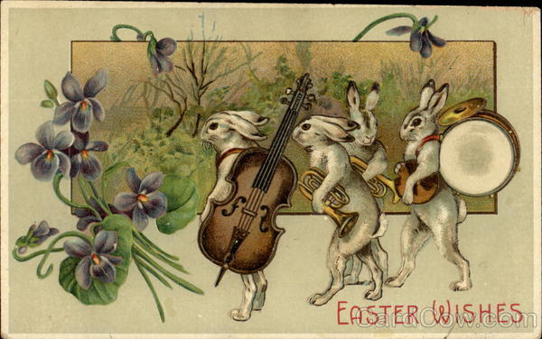 Bunny Musicians With Bunnies