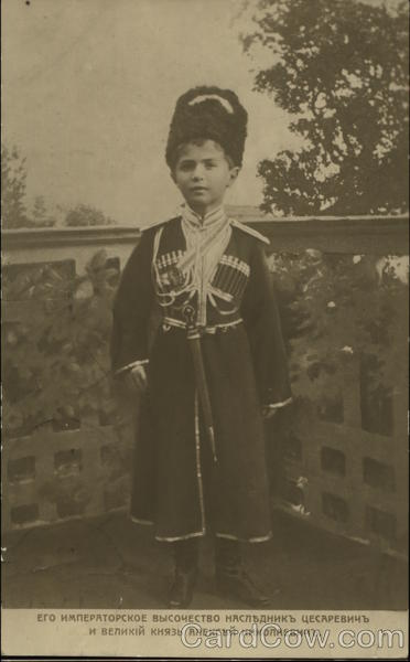 His Imperial Majesty Crown Prince and heir, Grand Duke Alexei - Son of ...