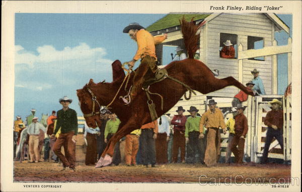 Frank Finley, Riding "Joker" Rodeos