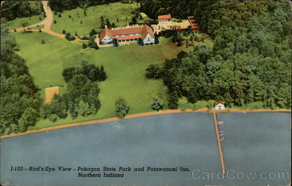 Bird's-Eye View - Pokagon State Park and Potawatomi Inn Angola, IN