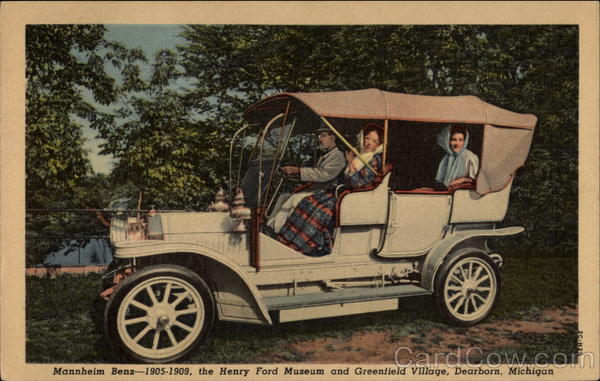 Mannheim Benz--1905-0909, the Henry Ford Museum and Greenfield Village ...