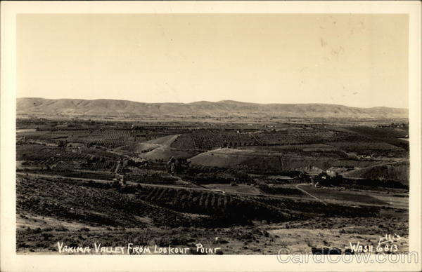 Yakima Valley From Lookout Point Tampico, WA