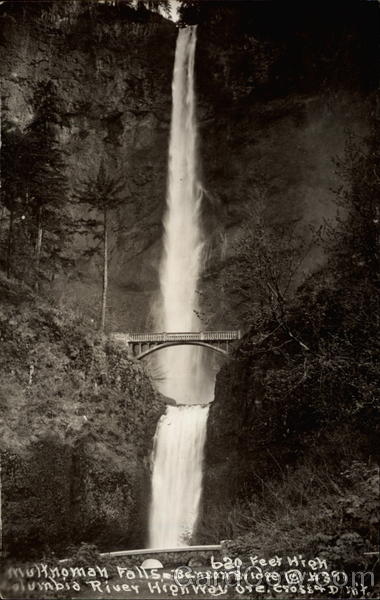 Multnomah Falls, Benson Bridge, Columbia River Highway Portland, OR