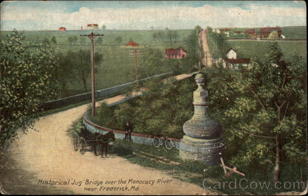 Historical "Jug" Bridge over the Monocacy River Frederick, MD