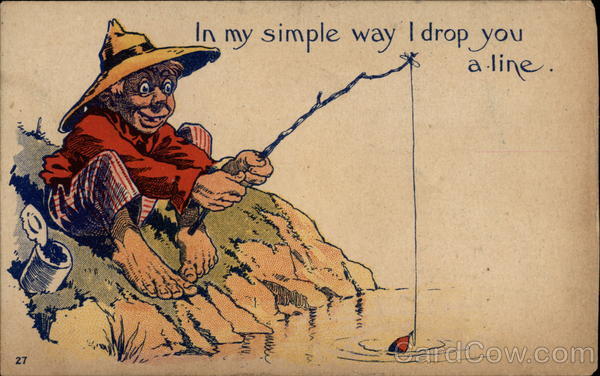 In my simple way I drop you a line Comic, Funny