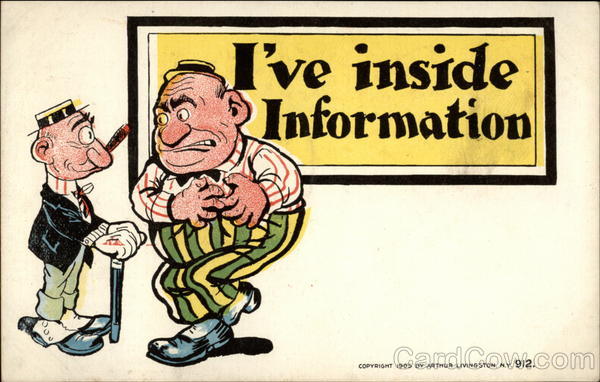 I've Inside Information Comic, Funny