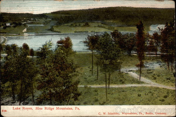 Lake Royer, Blue Ridge Mountains Highfield-Cascade, MD