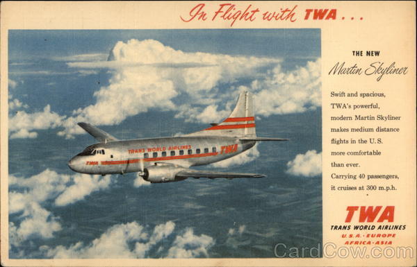 In Flight with TWA Aircraft