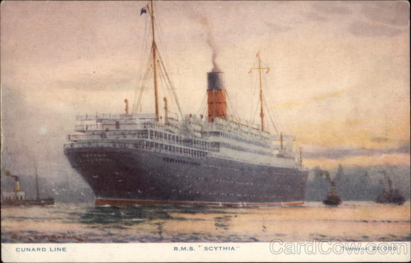 R. M. S. " Scythia " Cruise Ships
