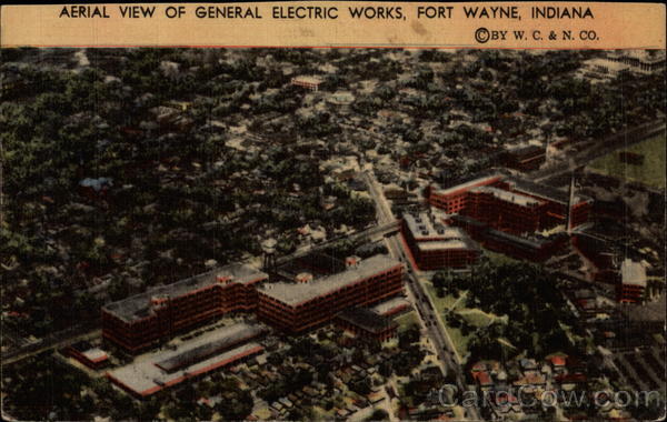 Aerial View of General Electric Works Fort Wayne, IN