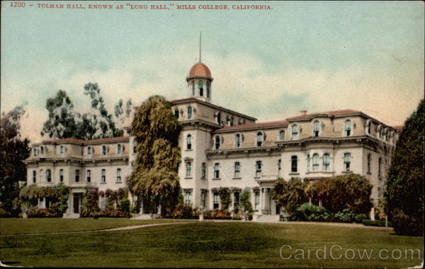 Tolman Hall, Known as "Long Hall", Mills College Oakland, CA