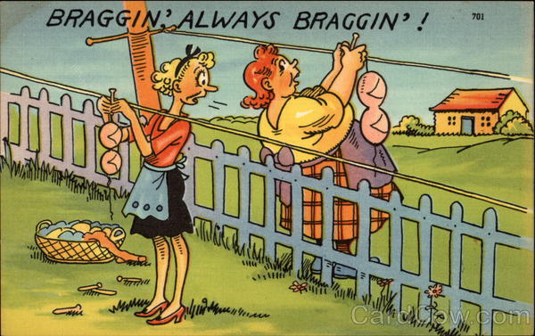 Braggin,' Always Braggin'! Comic, Funny