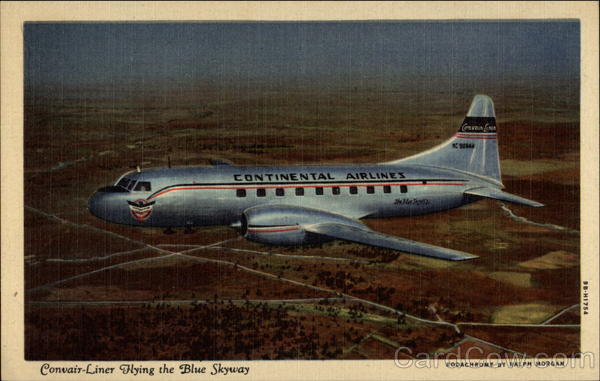 Convair-Liner Flying the Blue Skyway Aircraft