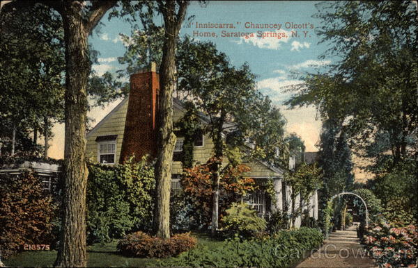 "Inniscarra," Chauncey Olcott's Home Saratoga Springs, NY