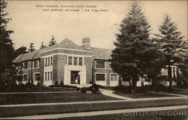 Music Building, Michigan State College East Lansing, MI