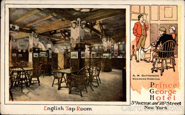 English Tap Room, Prince George Hotel New York, NY