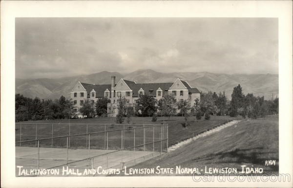 Talkington Hall and Courts - Lewiston State Normal Idaho