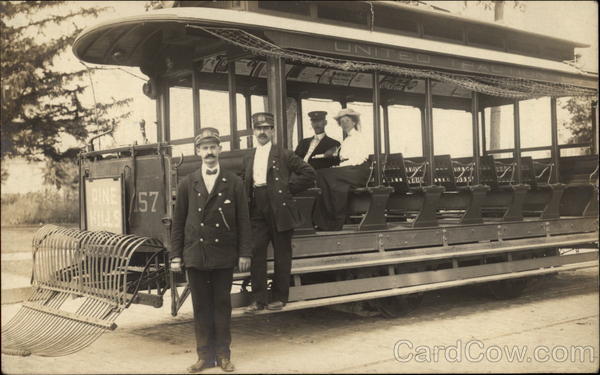 Trolley, Conductors, and Passengers Albany, NY Trolleys & Streetcars