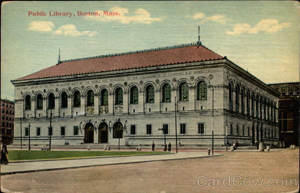 Public Library Boston, MA