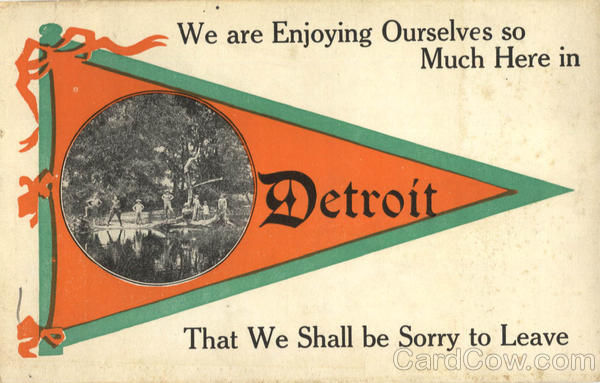 Detroit Banner Cart Michigan