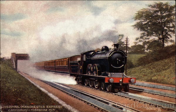 Liverpool-Manchester Express, Lancashire & Yorkshire Rlw United Kingdom ...
