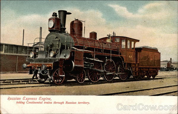 Russian Express Engine Trains, Railroad