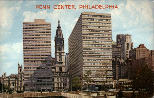 Penn Center and City Hall Philadelphia, PA