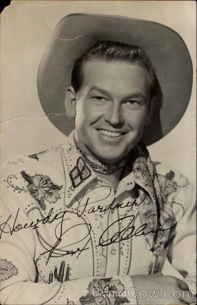 Signed Portrait of Rex Allen Actors