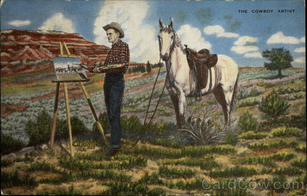 The Cowboy Artist, "Dude" Larsen Cowboy Western