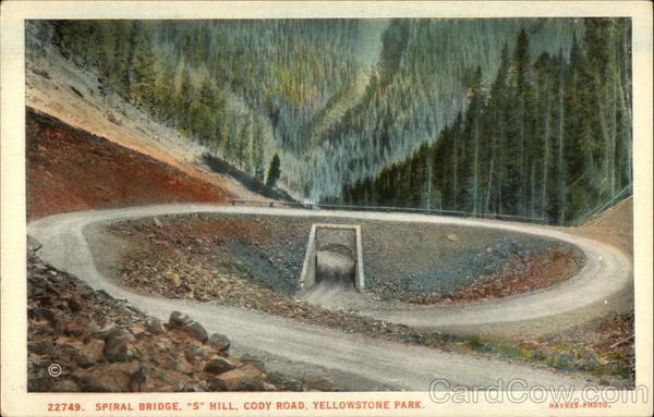 Spiral Bridge Yellowstone National Park