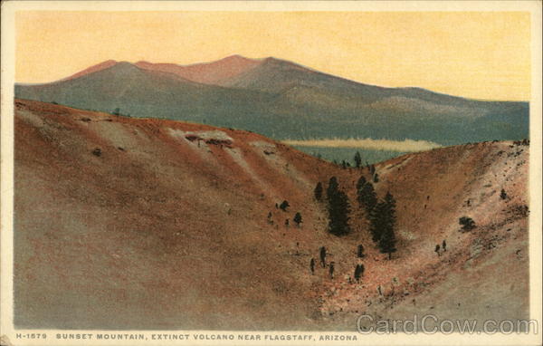 Sunset Mountain, extinct volcano Flagstaff, AZ