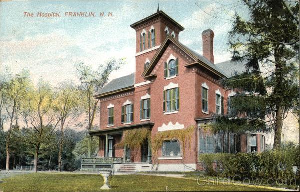 The Hospital Franklin, NH Postcard