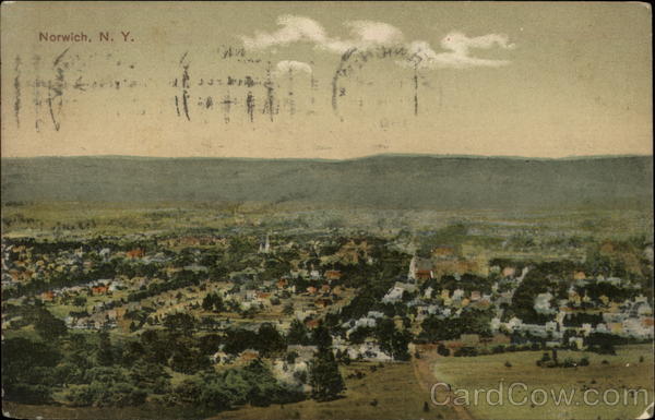 Bird's Eye View Norwich, NY