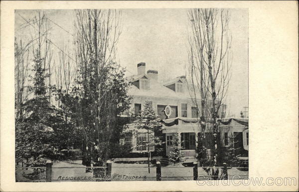Residence of Dr. E.L. Trudeau Saranac Lake, NY