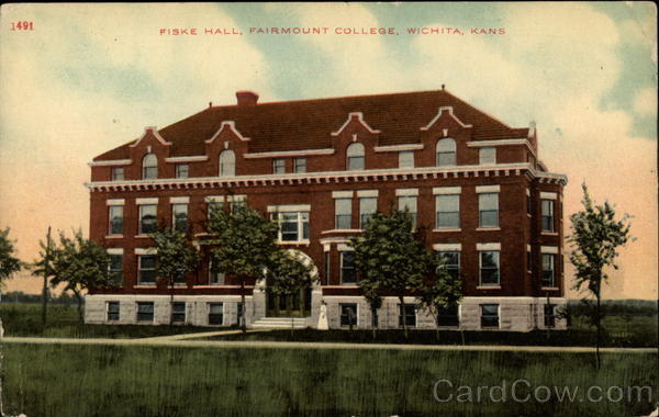 Fiske Hall, Fairmount College, Wichita, Kans Kansas