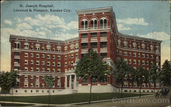 St. Joseph Hospital, Linwood & Prospect Kansas City, MO