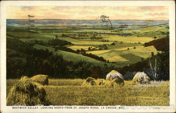 Bostwick Valley, Looking North from St. Joseph Ridge La Crosse, WI