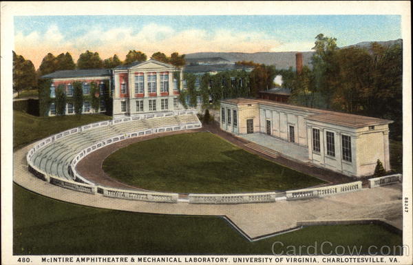 McIntire Amphitheatre & Mechanical Laboratory, University of Virginia ...