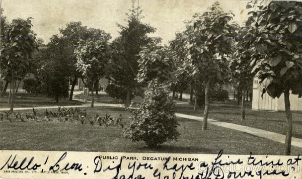 Public Park Decatur, MI
