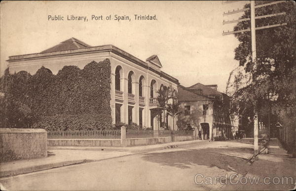Public Library Port of Spain, Trinidad Caribbean Islands