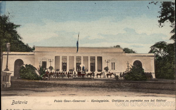 Merdeka Palace in Batavia Jakarta (Formerly Batavia), Indonesia ...