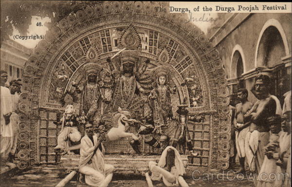 Durga, of the Durga Poojah Festival India