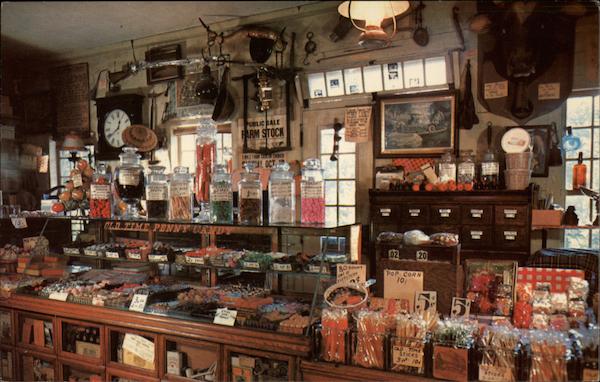 The Penny Candy Counter at the Wayside Country Store Sudbury, MA