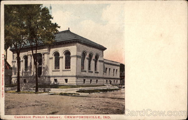 Carnegie Public Library Crawfordsville, IN