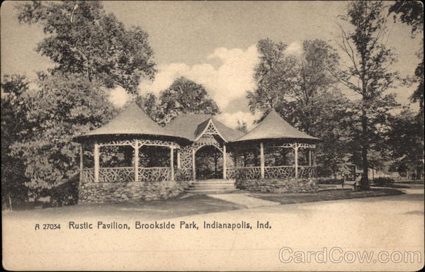 Rustic Pavilion, Brookside Park Indianapolis, IN