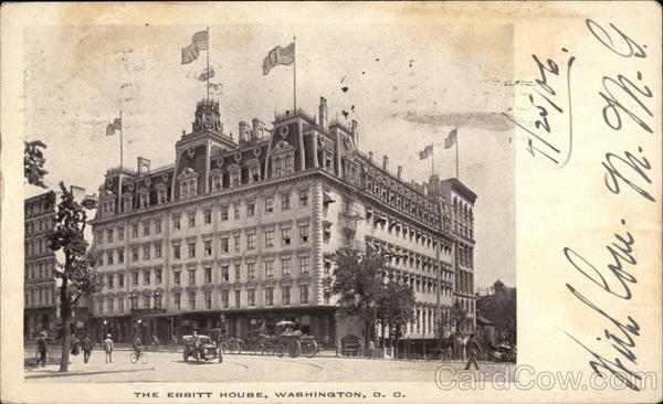 The Ebbitt House Washington, DC Washington DC