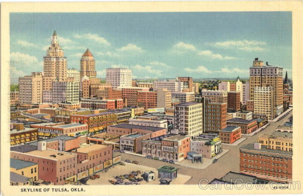 Skyline Of Tulsa Oklahoma
